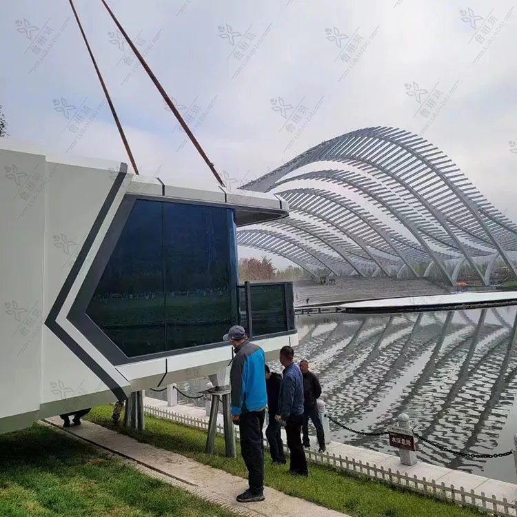 High-End Prefab Capsule House: Modern Mobile Container Hotel for Villas ...