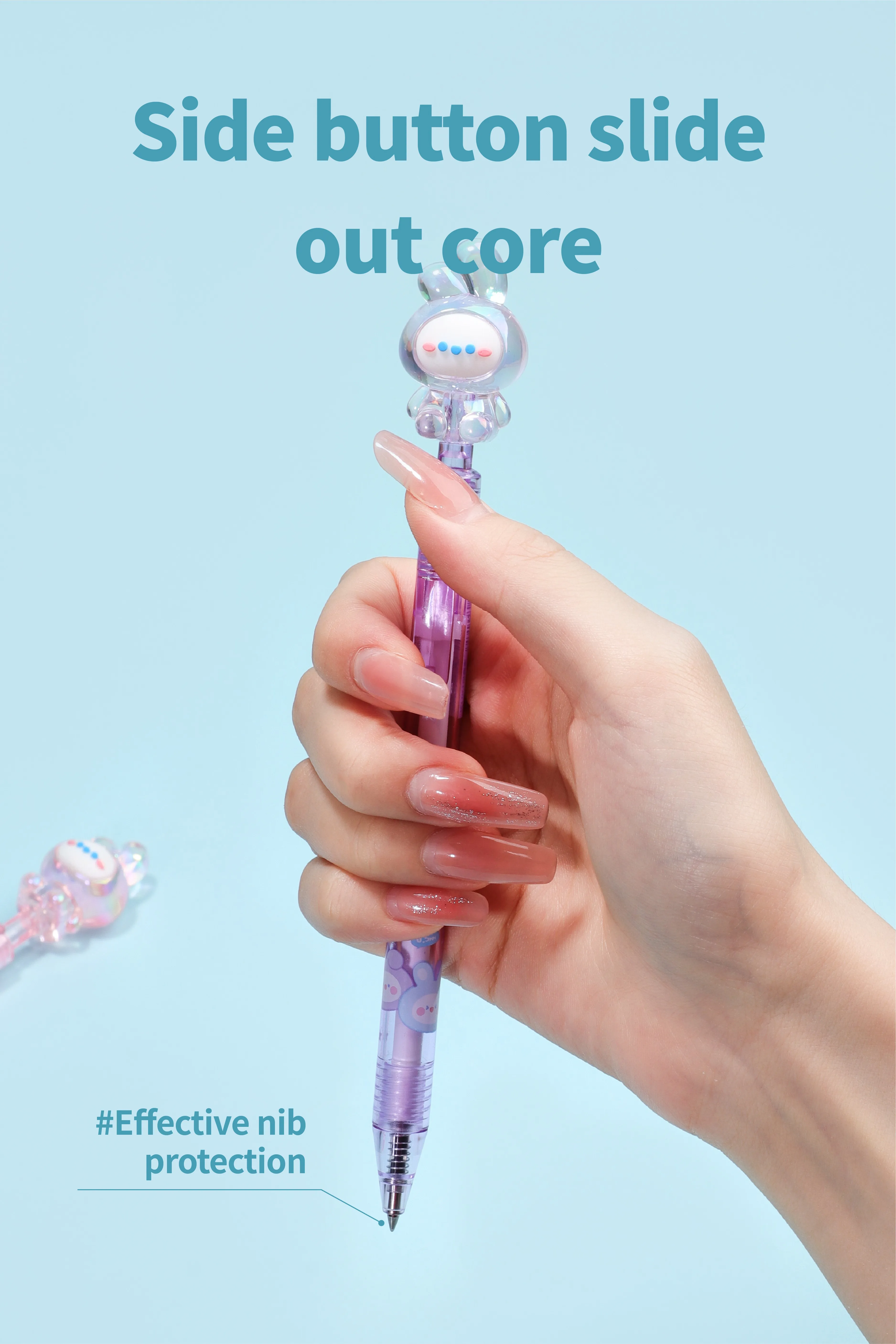 Crystal Press Cute Pens The Gel Pen To Customize The Kawaii Pen - Buy ...