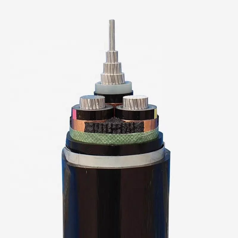 15kv Xlpe Insulation Pvc Sheath Armoured Power Cable Price Medium Voltage Single Core Copper ...
