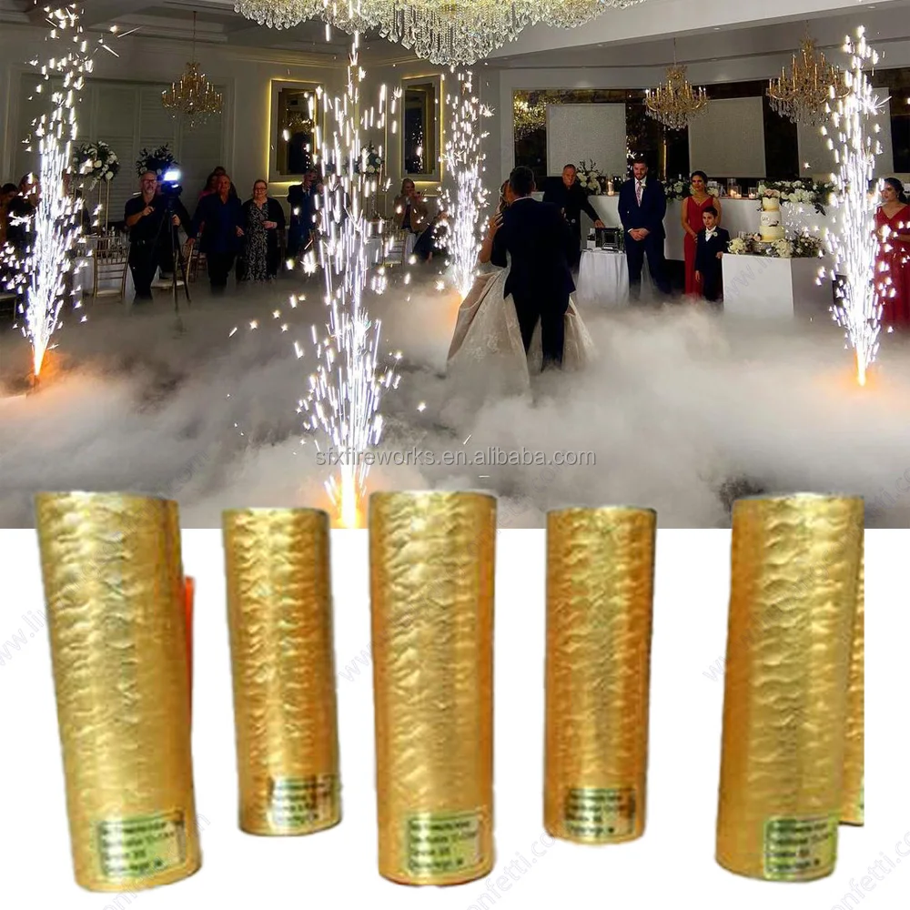 3m 30s Stage Electronic Indoor Cold Fountain Fireworks - Buy Cold ...
