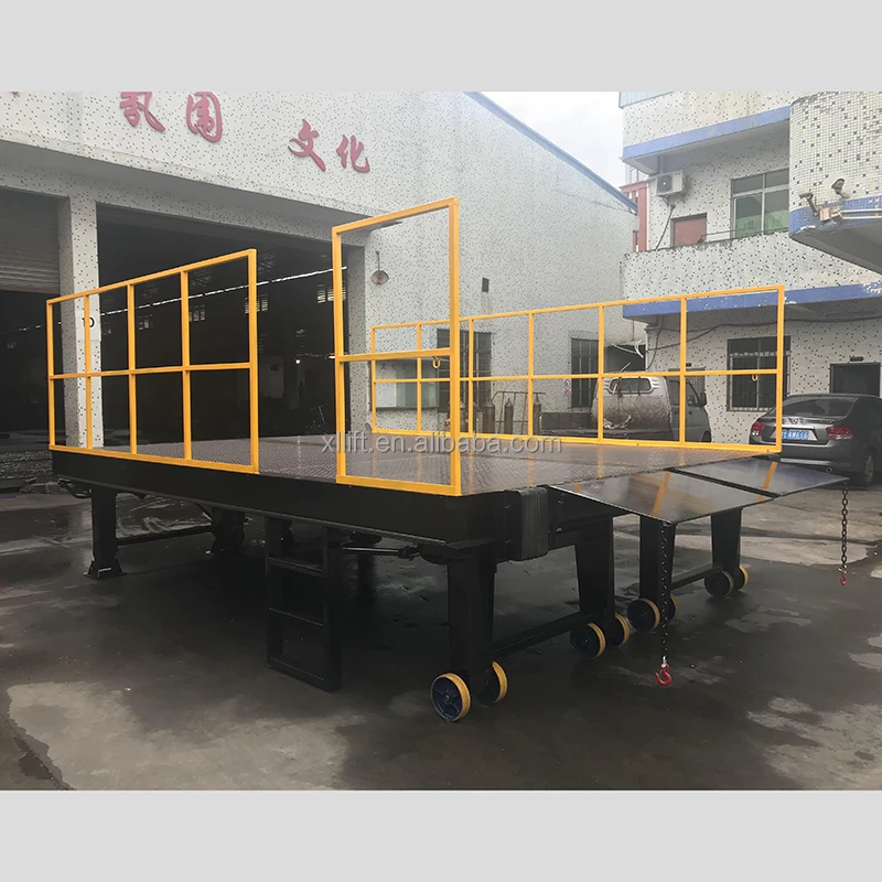 10ton Forklift Container Truck Used Mobile Yard Ramp Loading And ...