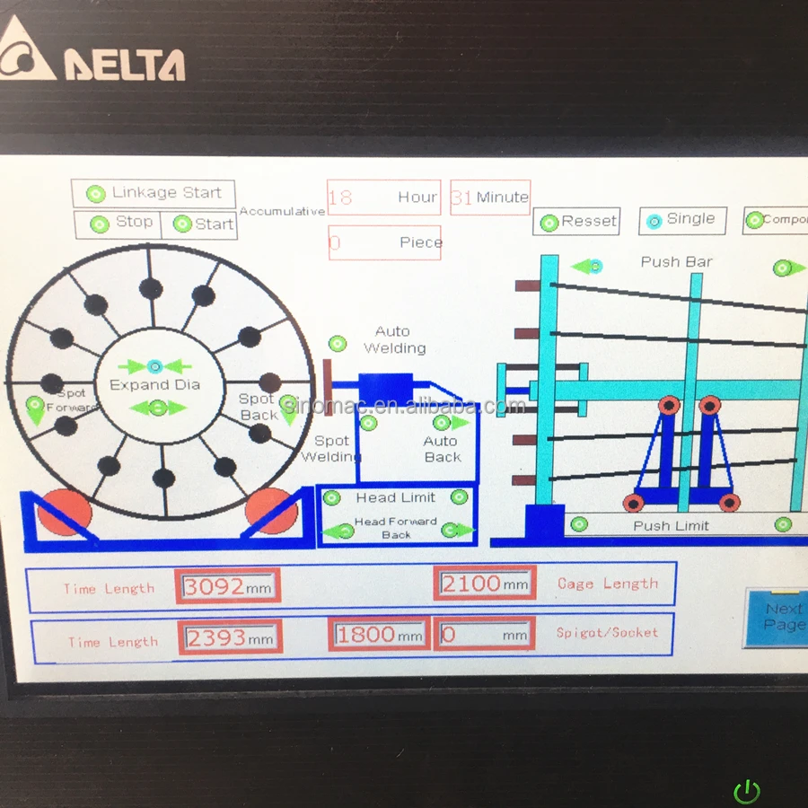 Precast RCP Reinforced Concrete Pipe Steel Wire Cage Welding Machine ...