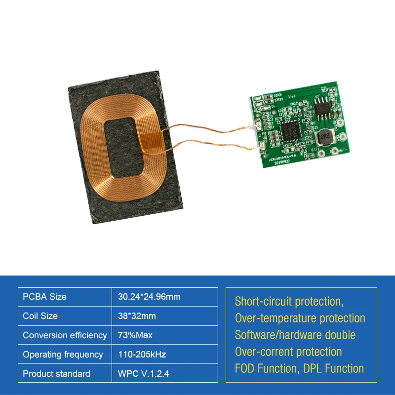 Fast Wireless Charger Module Kit, 5W to 20W Magnetic Coil Wireless ...