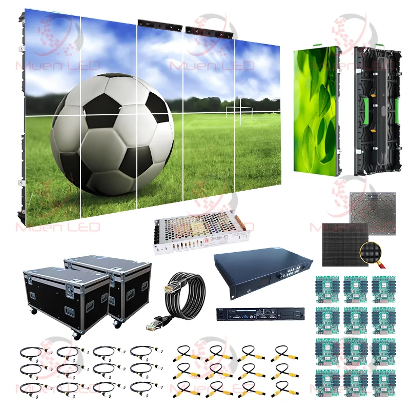 6m X 3m LED Display System P2.6 P2.9 P3 Outdoor Advertising Screen for ...