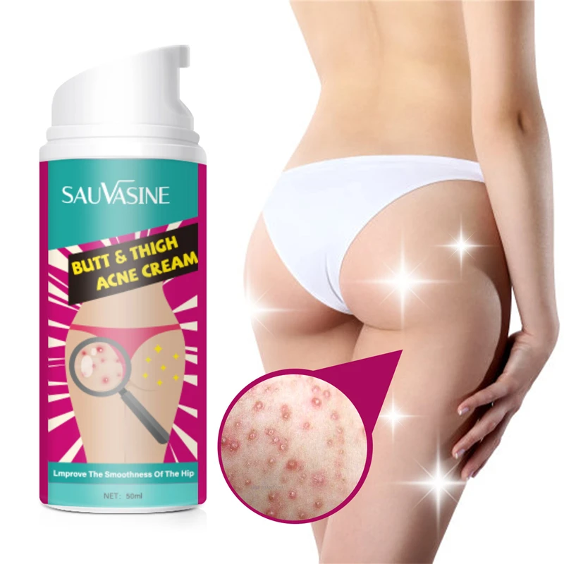 SAUVASINE 50ml butt acne cream hip smoothing thigh acne cream skin moisturizing tightening brightening butt thigh acne cream Alibaba