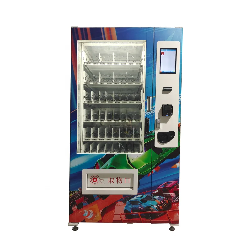 Snack & Drink Vending Machine Hot Beverage Vending Machine with Card ...