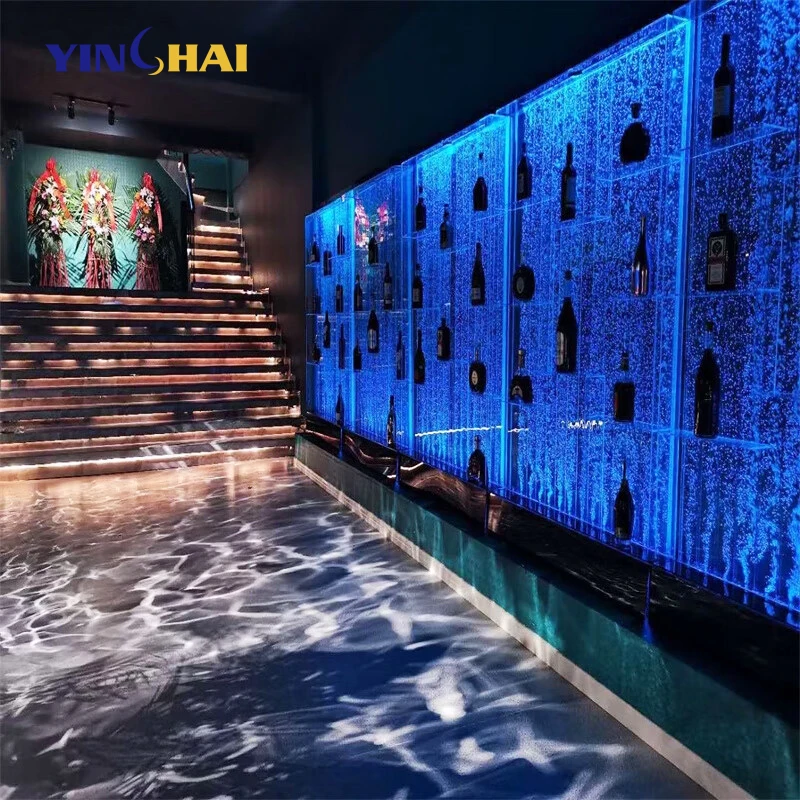 Indoor Screen Partition with Color Changing LED Acrylic Panels