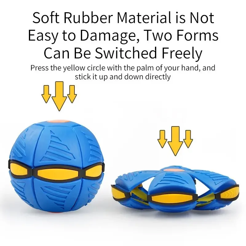 UFO Portable Flying Saucer Toy - Interactive Outdoor Fun