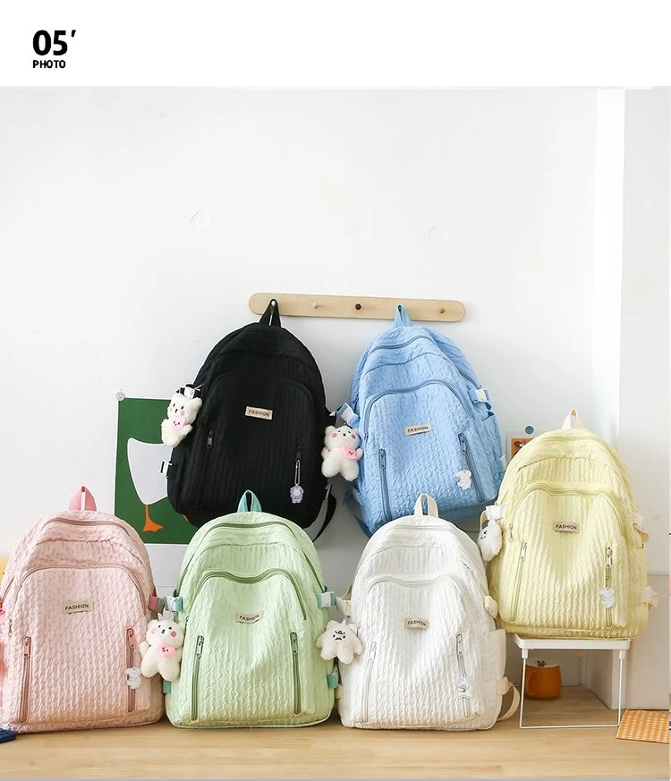 Custom Logo Kids Backpack Secondary Students Backpack School Bag ...