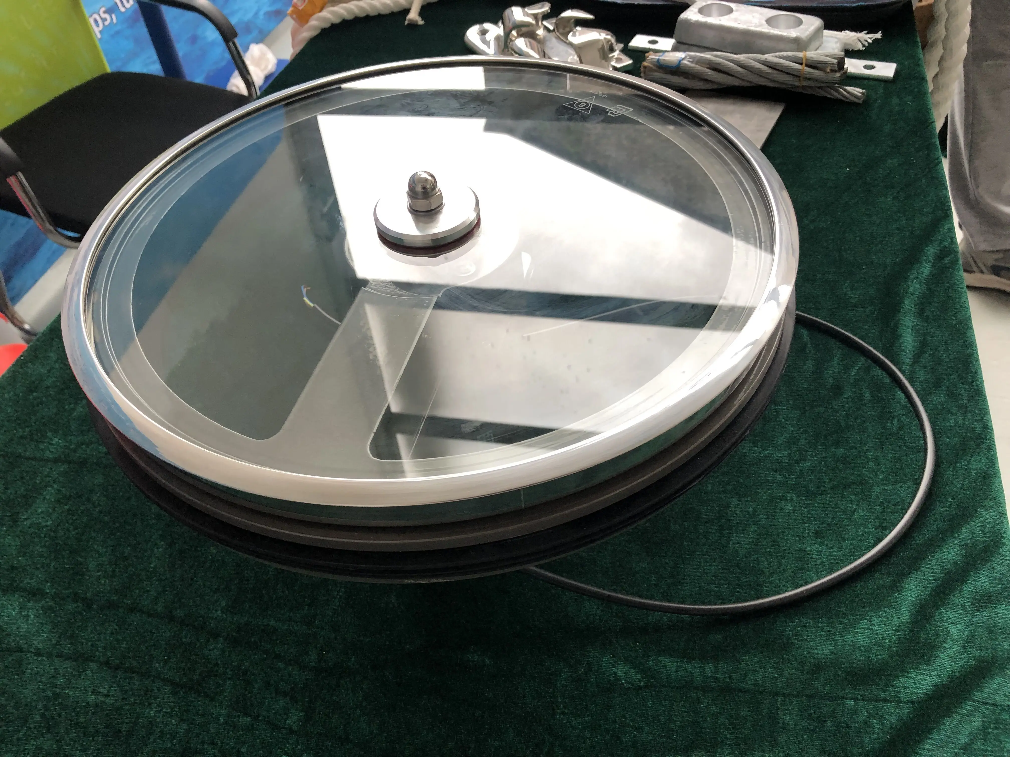 MARINE CLEAR VIEW SCREEN WITH HEATER - Customized Diameter