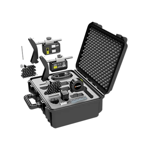 Basic quick shaft alignment tool Fixturlaser AT-100 operation simple ...