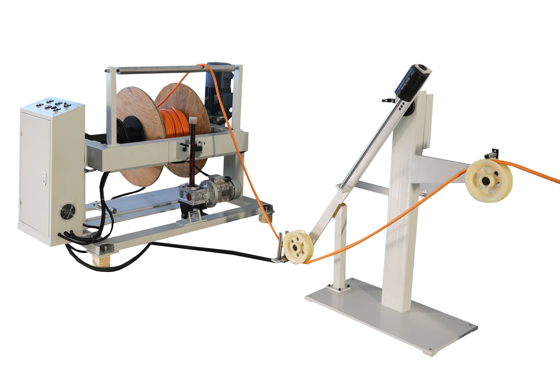 Large Automatic Wire Spool Bobbin Cable Drum Unwinder Wire Coil ...