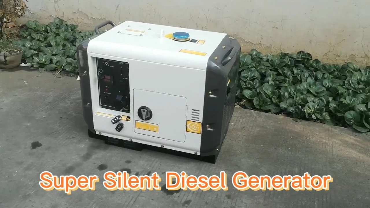 Portable Mini 5kw 5kva Groupe Electrogene Silent Diesel Generator Set ...