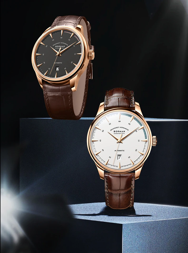 BORMAN Luxury Men's Business Wrist Watch Classic Style Waterproof ...