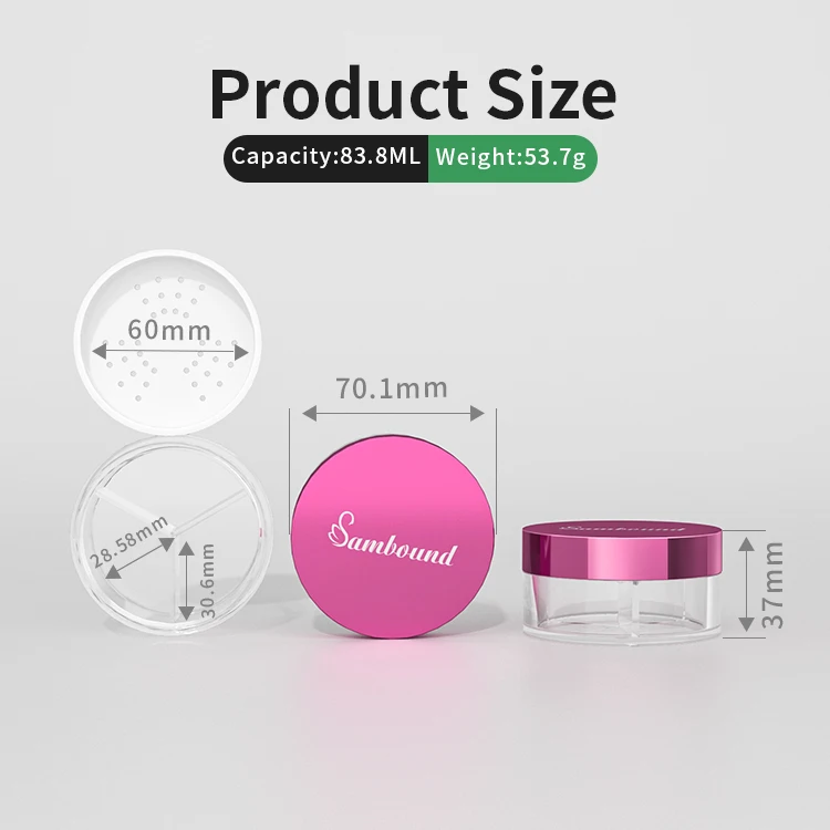 2oz Empty Gel Package Nail clear Bulk Round Container Dipping Custom ...