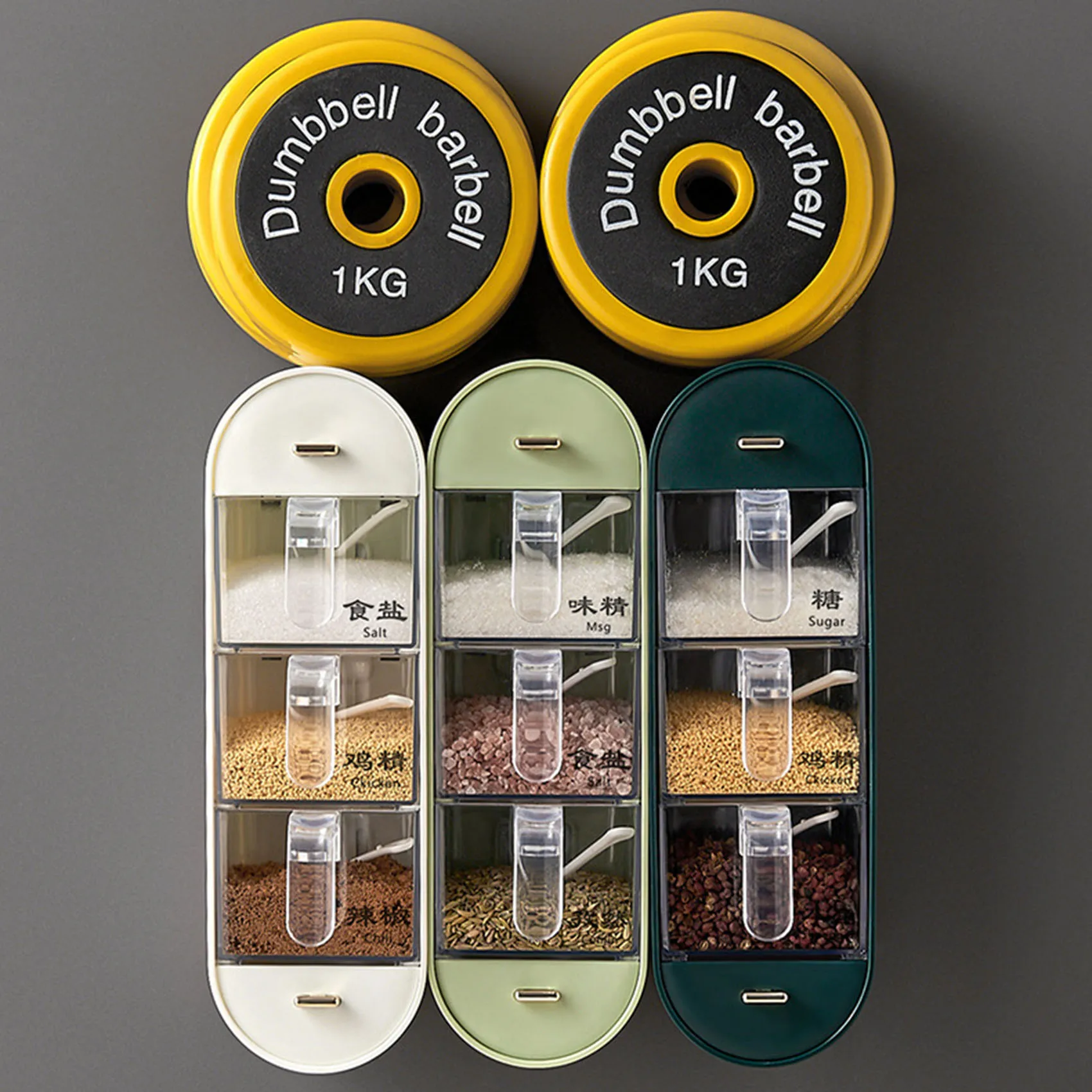 Kitchen Seasoning Storage Boxes - Sustainable & Durable
