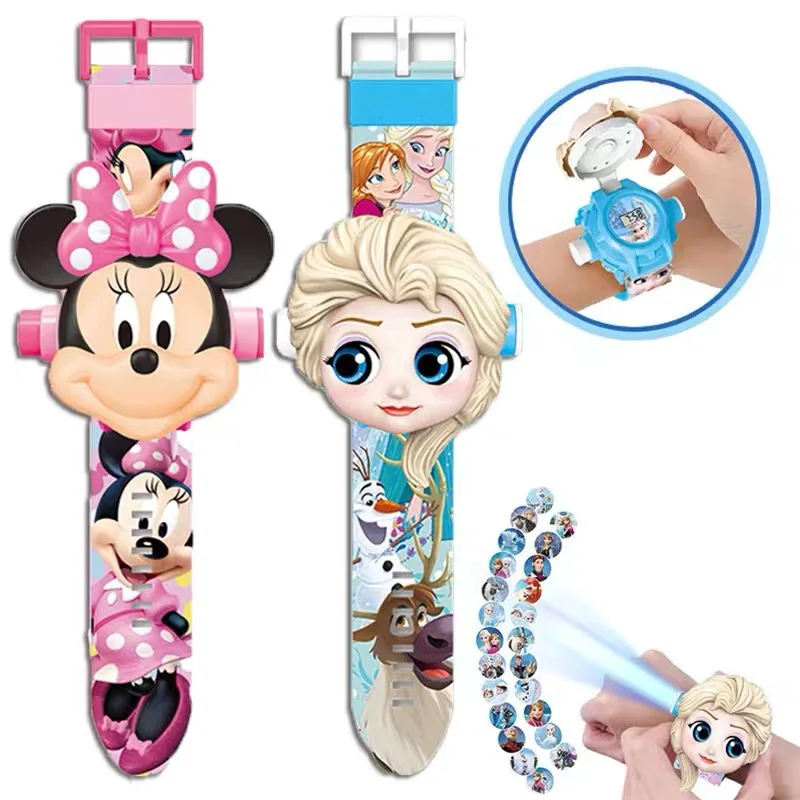 Princess Kids Watches Projection Cartoon Pattern Custom Digital Child ...