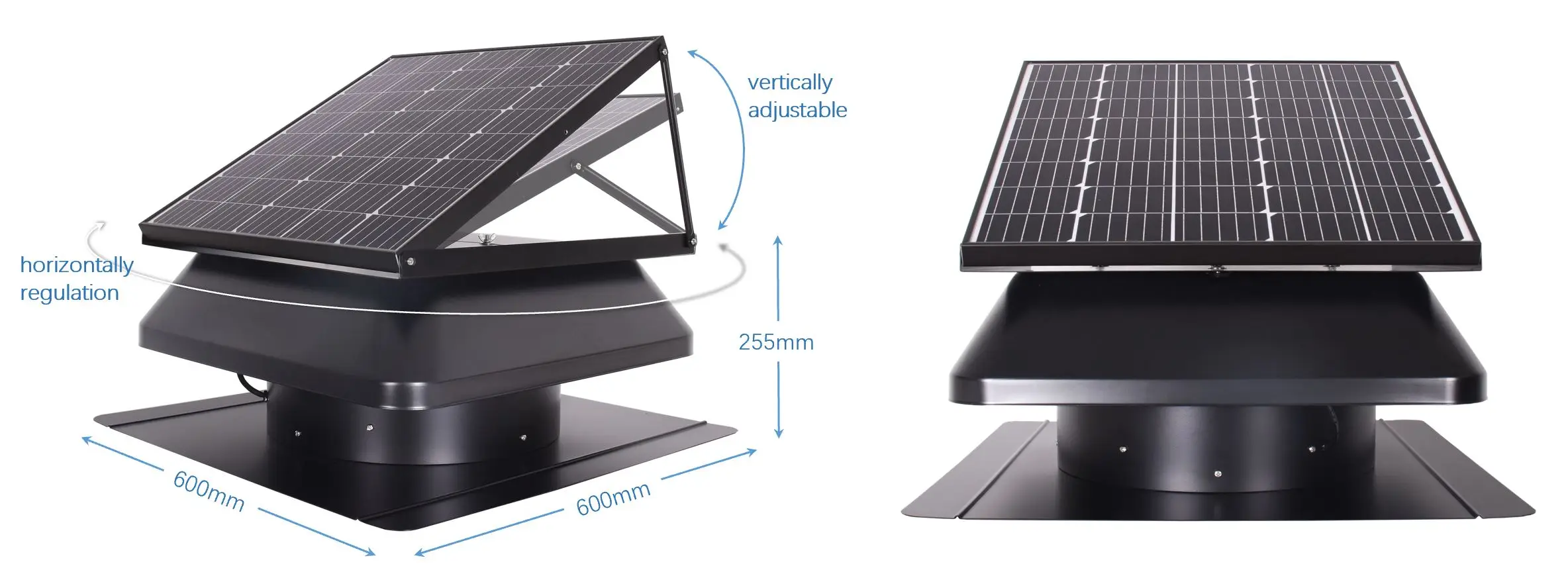 Whisper Quiet Roof Ventilation - 5 Years Warranty & Solar Power