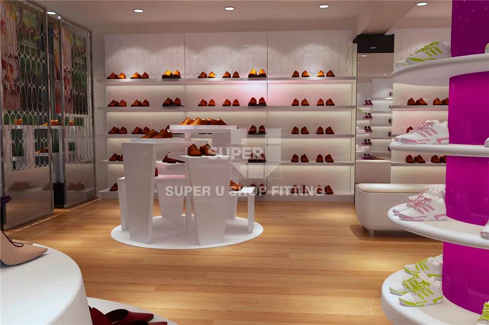Super U Shop Fitting Retail Shoes Store Layout Floor Plan Footwear Shop ...