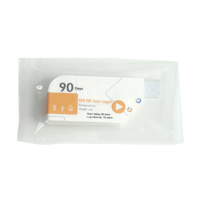 Single Use Cold Chain Data Logger Monitor Temperature With Usb Pdf App ...