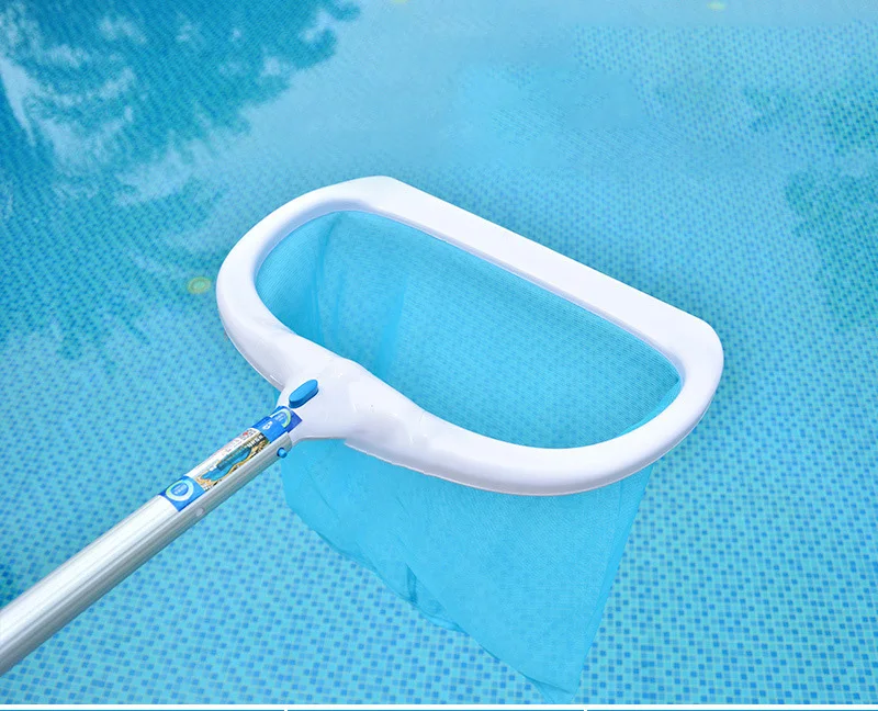 Luxury swimming pool deep water leaf net with telescopic pole cleaning ...