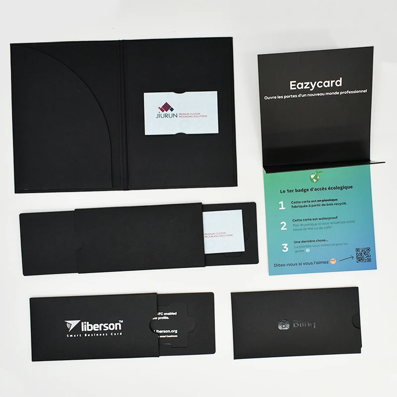 Customized Smart NFC Paper Packaging Box Luxury Style Custom Credit ...