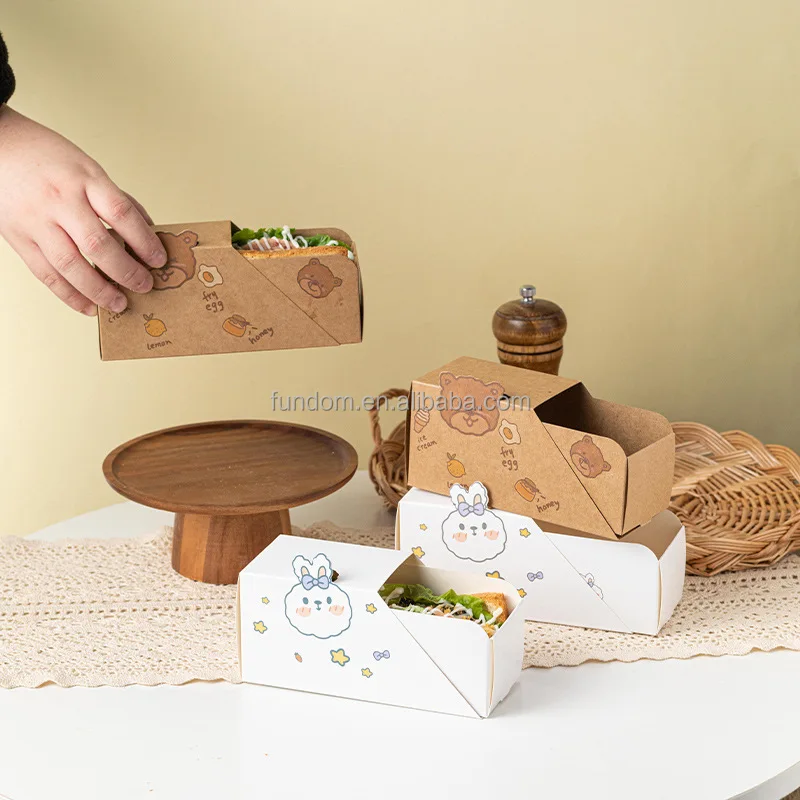 Custom Korean Corn Dog Box - Bio-Degradable & Customize