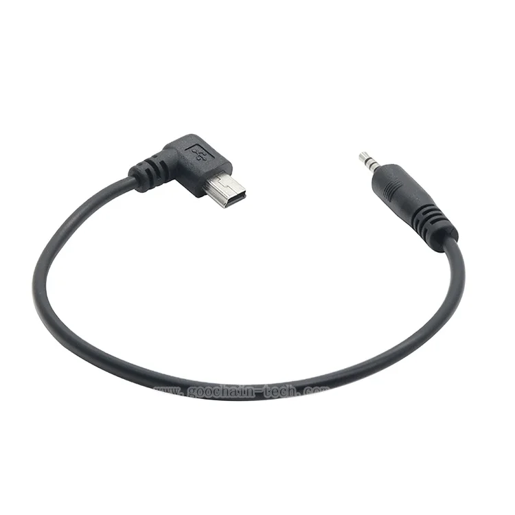 micro usb to headphone jack connector 🧦 90 Degree Mini USB to Audio ...
