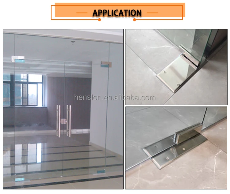 Double Glass Floor Cylinder Spring Tow Speed Adjustable Hydraulic Glass ...