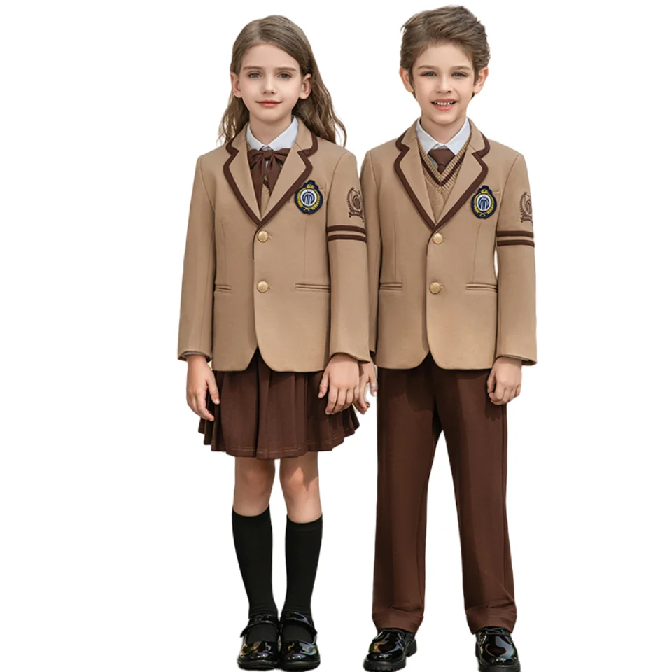 England Style School Uniform Suit for Elementary Students