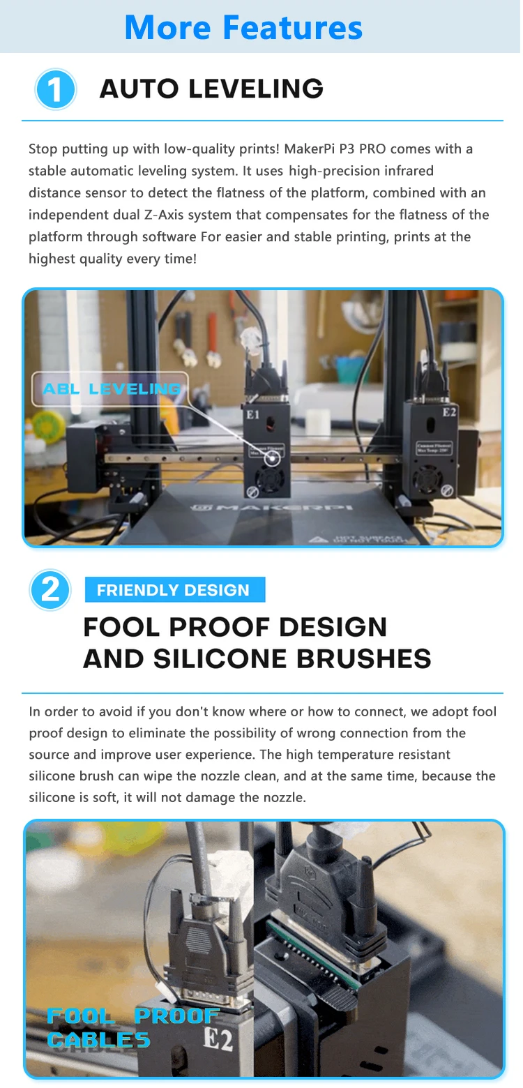 MakerPi P3 Pro 3d Model Printer Machine 3d Printer Chinese Factory Toy ...