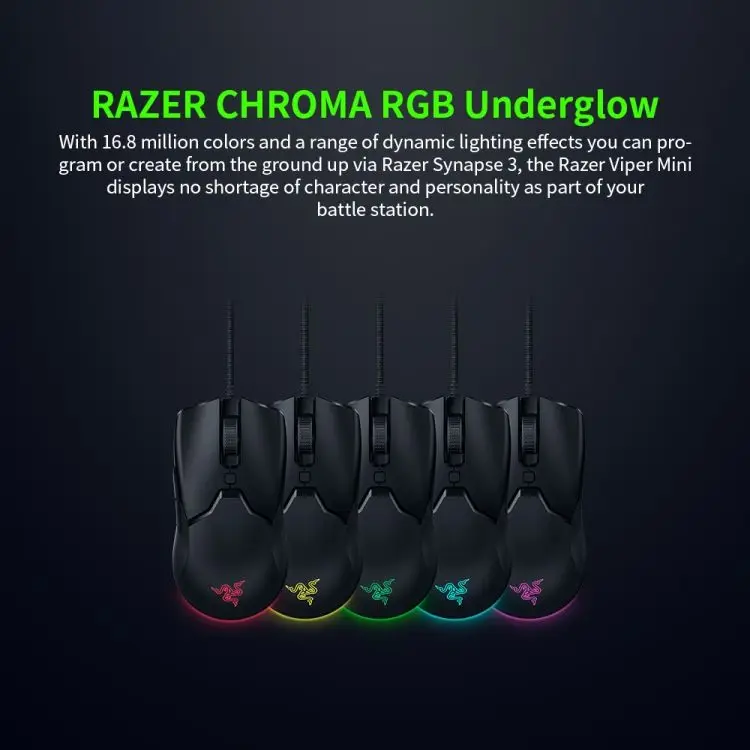 Razer Viper Mini Gaming Mouse - 8500 DPI Wired Precision