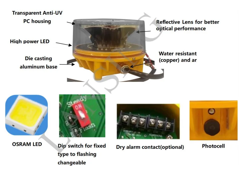 QT2000 Obstruction Lights - High Quality Aviation Solutions