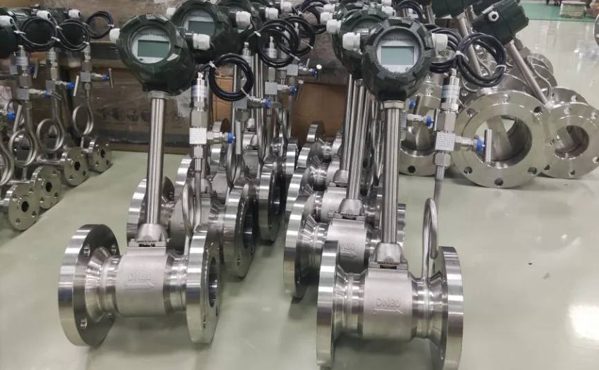 DN100 Air Gas Vortex Flow Meter - Precision & Reliability