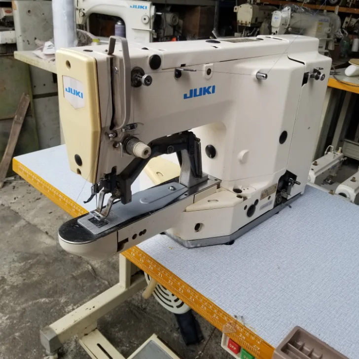 Used Juki-1850 industrial computerized bar tacking sewing machine ...