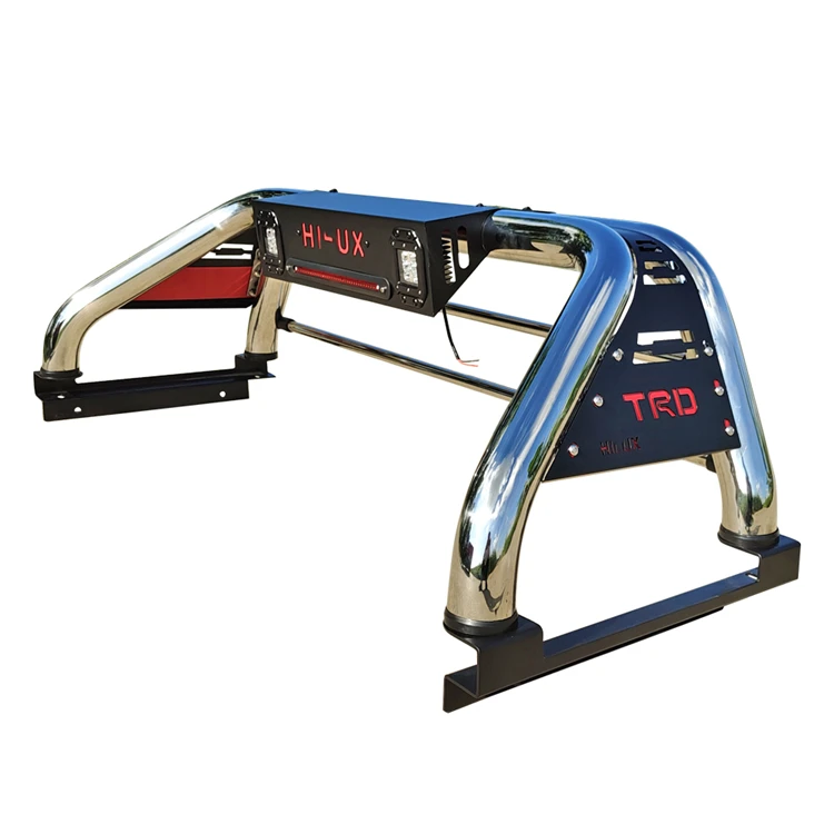 3 Inch Sport Roll Bar with Light - Hilux Revo & Ford Ranger