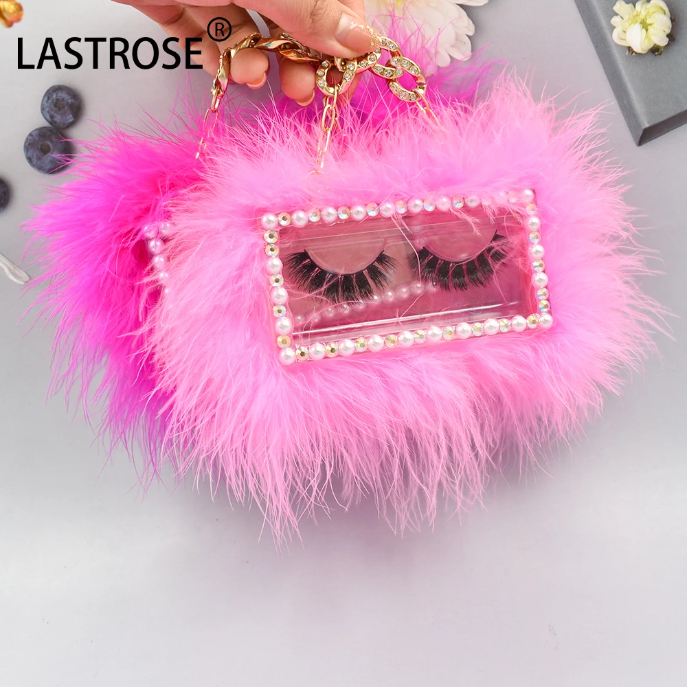 Empty Lash Box Full Strip Eyelash Box Private Label Lashes Case Diamond ...