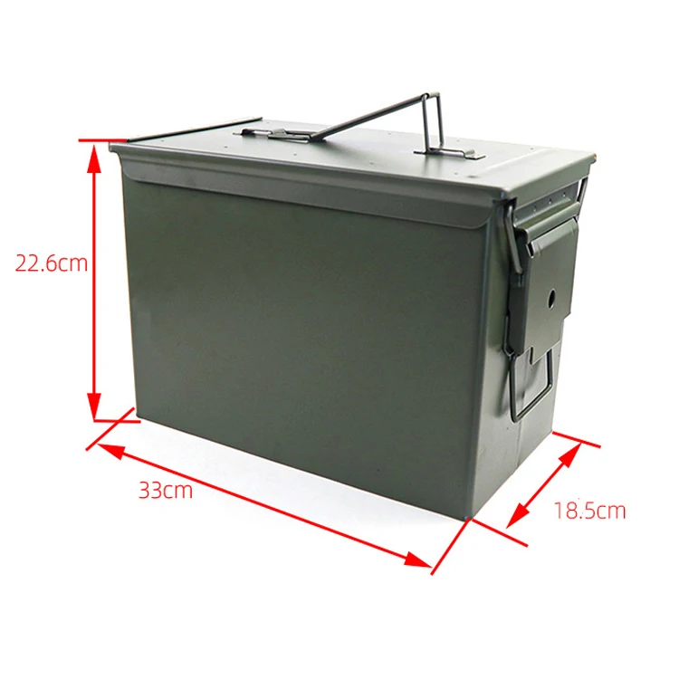 GLARY High Quality Tactical Fireproof Ammo Box - Portable & Durable