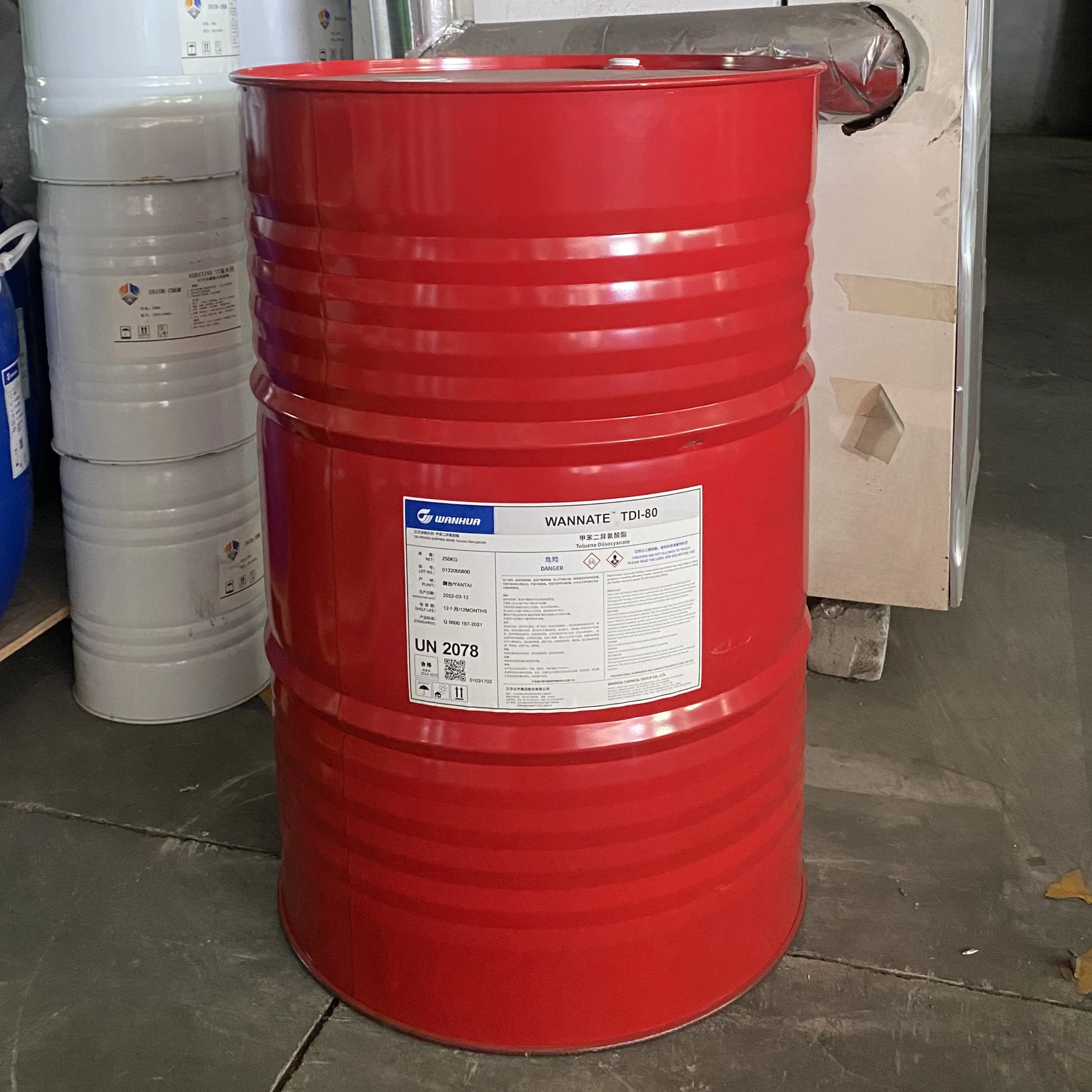 Toluene Diisocyanate TDI 80/20 by Wanhua - Ideal for Construction ...