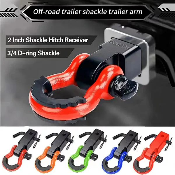 High Quality Forged Receiver Hitch Bow Shackle Customizable 2'' Shackle ...