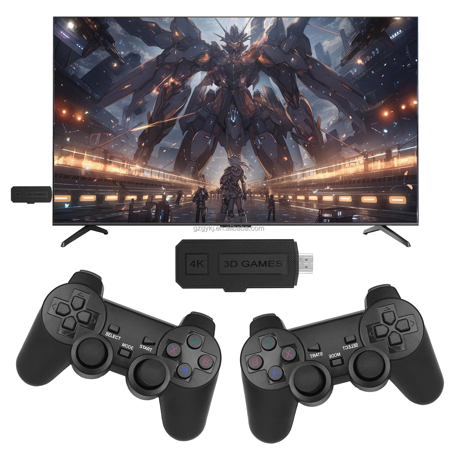 Game Stick X2 PRO: 42000 Built-In Retro Games, 4K Wireless Console with ...