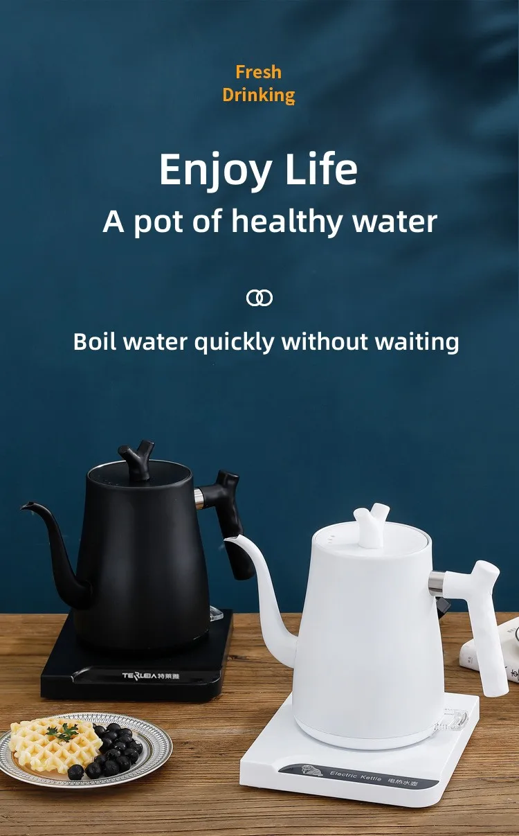 1000W Electric Tea Maker - Fast Boil & Temperature Control