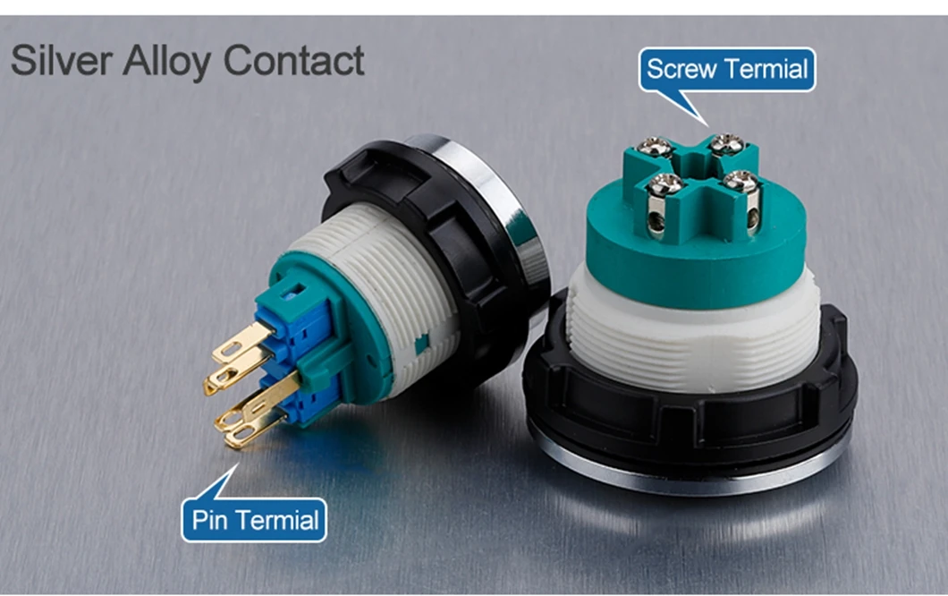 22mm Stainless Steel Push Button Switch Small Switch Waterproof Self ...