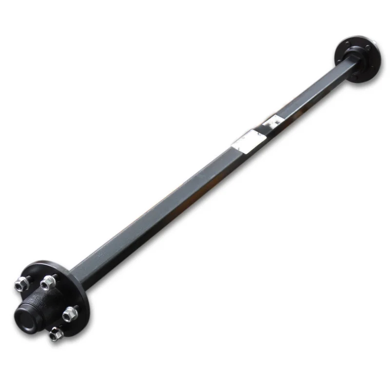 750kg Straight Trailer Axle 39mm Square Non-braked Trailer Axle Idler Axle Assembly For Rv Boat ...