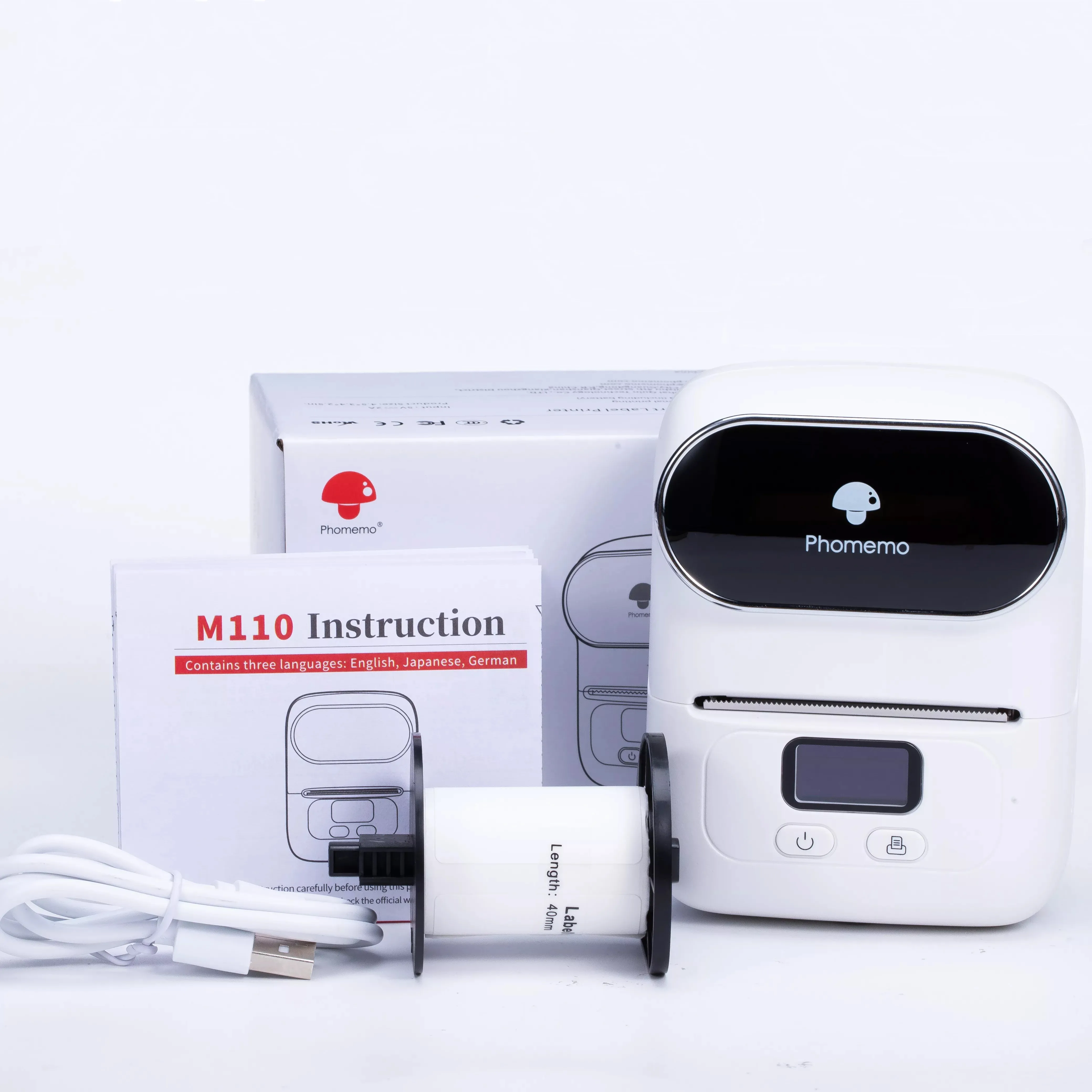 Phomemo M110 طابعة محمولة,Phomemo M110 طابعة محمولة صغيرة الحجم محمولة تعمل بالبلوتوث - Buy ...