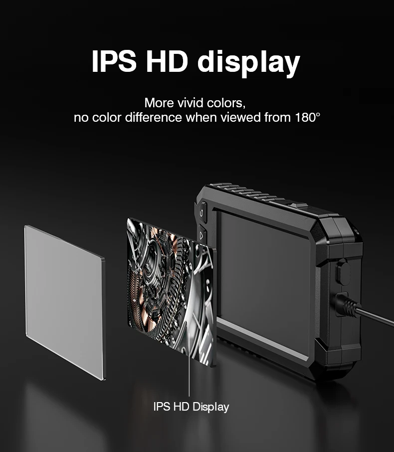 8mm High Resolution Industrial Video Scope Borescope for Car Engine ...