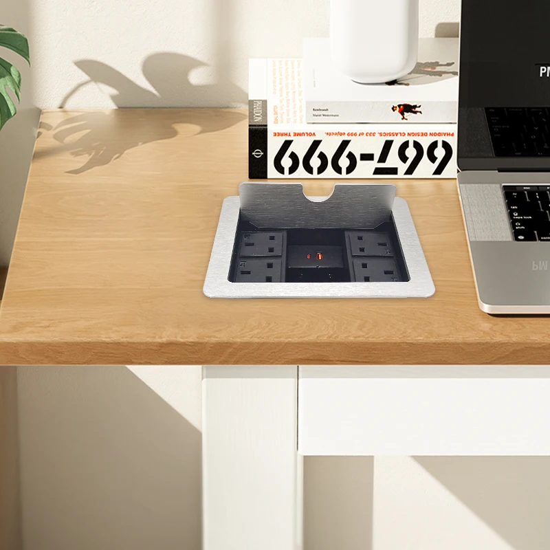 Office Desk Uk Power Outlet Vertical Sliding Cover Flip Cover ...