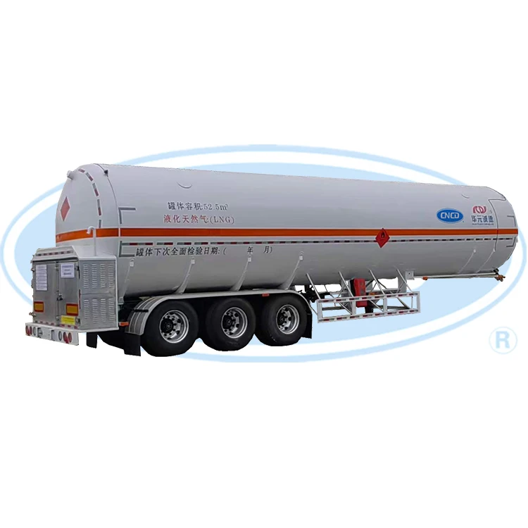 Lng Gas Heavy Truck Cryogenic Liquid Transport Tanker Semi-trailer ...