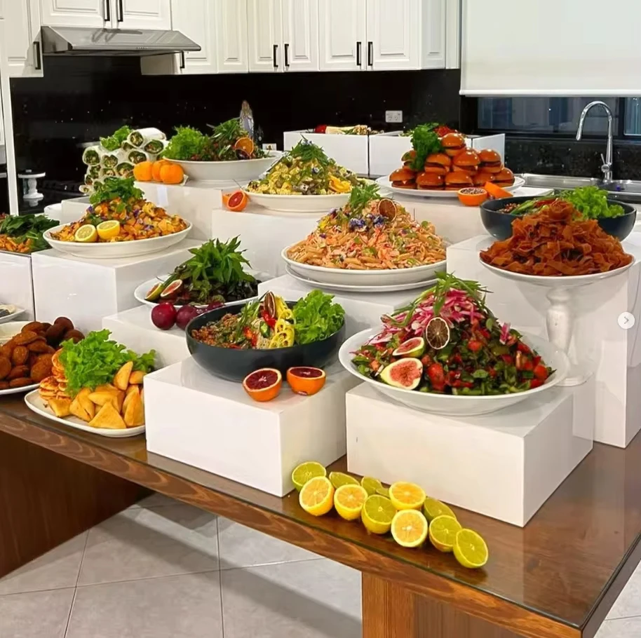 Acrylic Food Display Stands - Modern, Sustainable, and Customizable