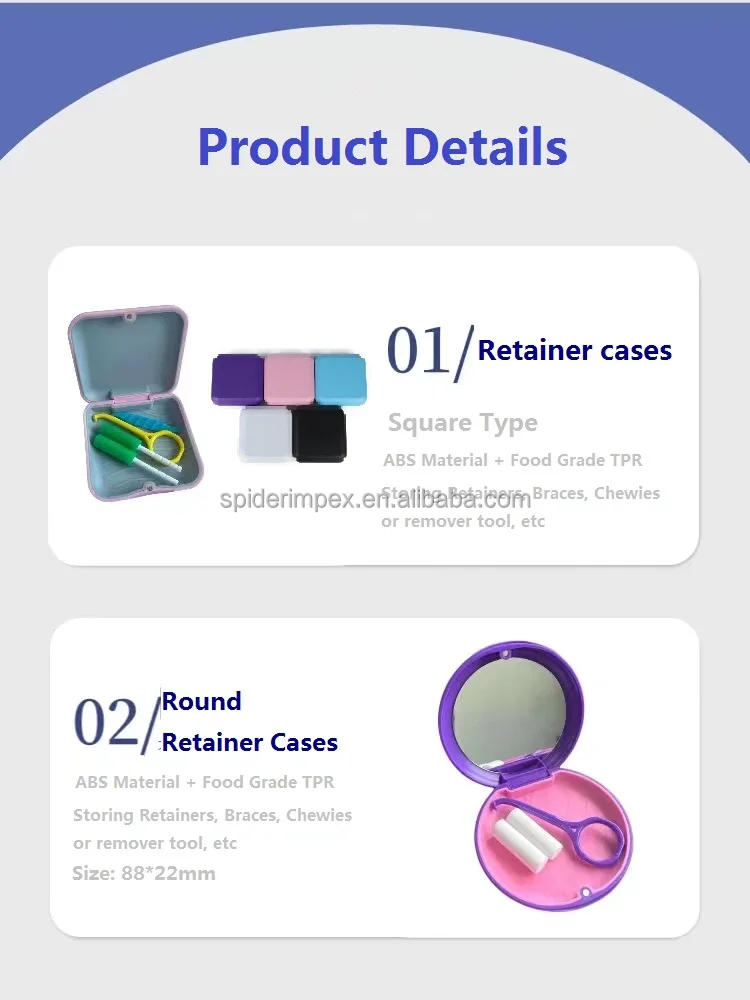 Aligner and Retainer Case with Magnet and Silicone for Denture| Alibaba.com